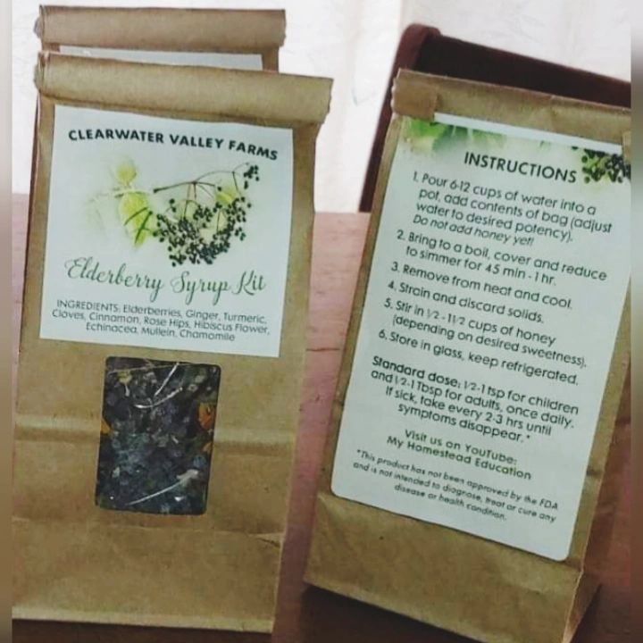 Elderberry Syrup Kits– Clearwater Valley Seeds